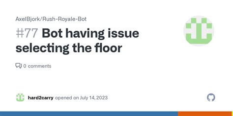 Bot Having Issue Selecting The Floor · Issue 77 · Axelbjorkrush