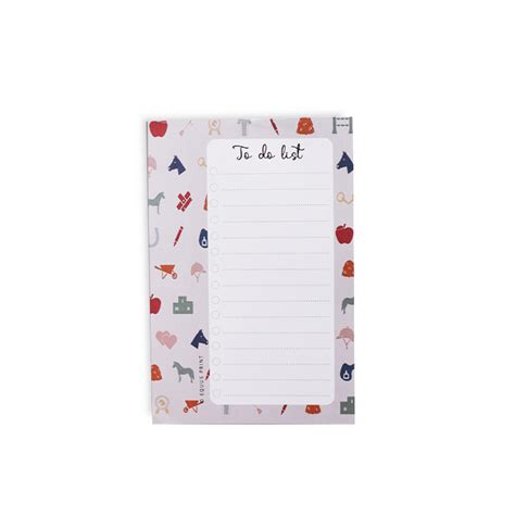 Bloc Notes To Do List Cutie Notes Equus Print
