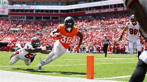 RB Jaleel McLaughlin Rushes For 1 Yard Touchdown Broncos At Buccaneers