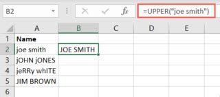 How To Change Text Case In Excel