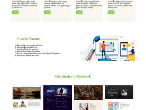A Unique And Responsive Website Using Html Css Jquery And Bootstrap