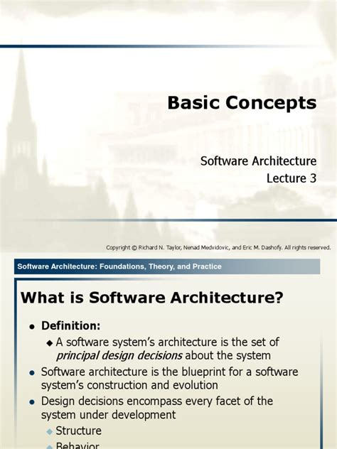 03 Basic Concepts Pdf Software Architecture Component Based