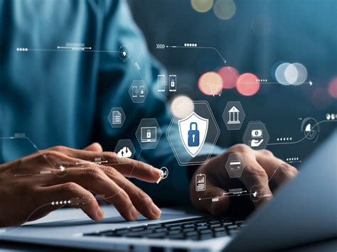 Cybersecurity Concept Global Network Security Technology Business