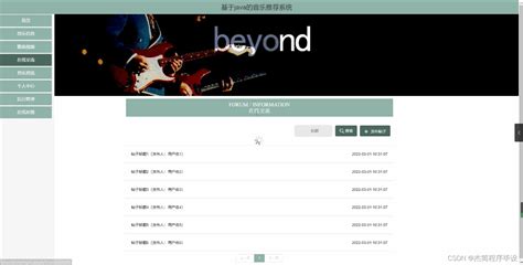 基于的音乐推荐系统源码开题基于内容的音乐推荐系统 Csdn博客