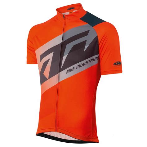 KTM Factory Line Jersey Short Sleeve Sommertrikot Herren Schwarz Grau