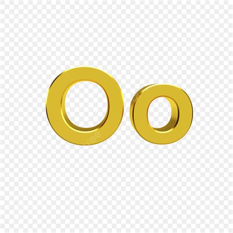 Letter O PNG Image Gold Letter O O Letter Letter O PNG Image For
