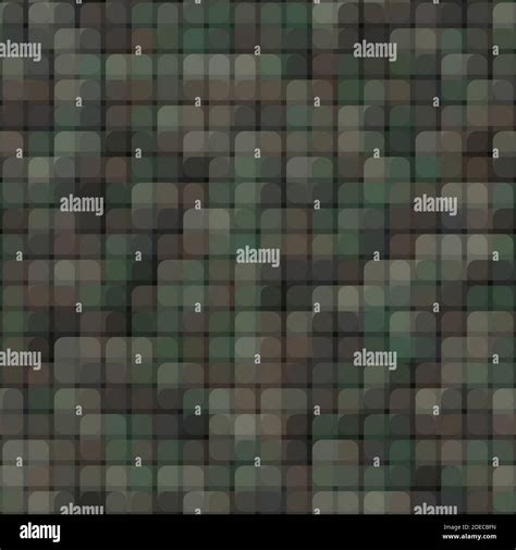 Abstract Seamless Pattern With Khaki Colored Chaotic Overlap Circles On