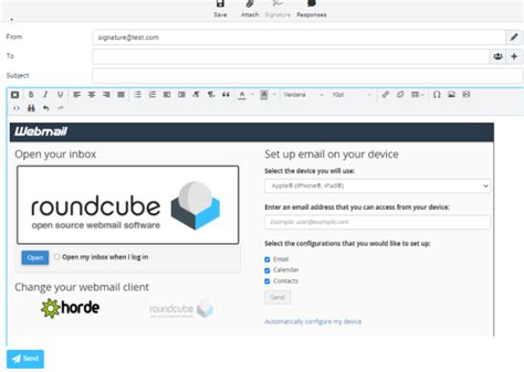 How To Add A Signature In Roundcube Webmail Eukhost