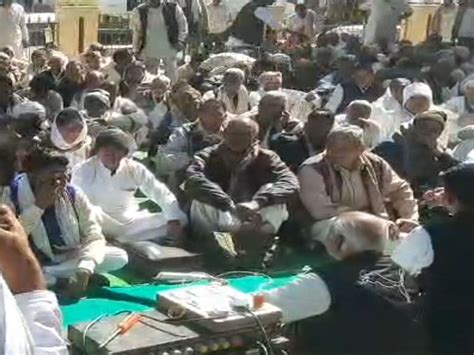 Farmers Protest In Churu With 9 Point Demands Warning Of Bharat Bandh