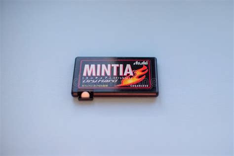 Mintia Dry Hard Sugarless Mints Produced In Japan By Brand Asahi