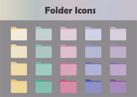 Premium Vector Folder Icons