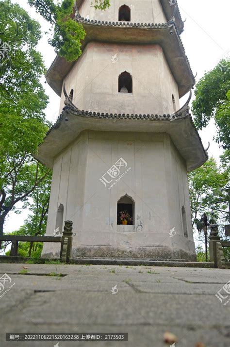 江心屿西塔景观园林建筑摄影摄影素材汇图网