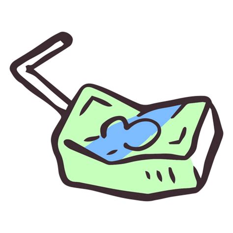 Empty Green Juice Box Trash Png And Svg Design For T Shirts