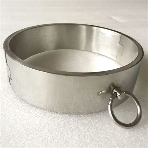 Adult Bondage Games Metal Neck Collar Stainless Steel Slave Collars For