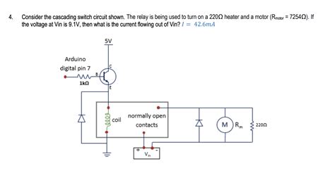 Solved 4 Consider The Cascading Switch Circuit Shown The