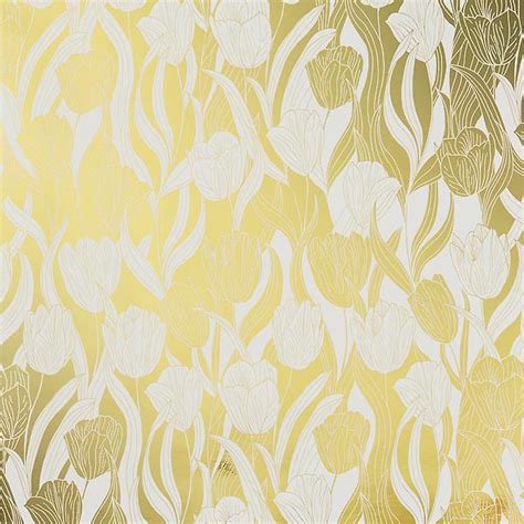 Gold Tulip Metallic Wrapping Paper The Container Store
