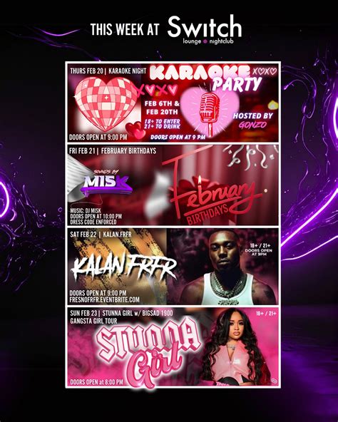 Switch Lounge And Nightclub Switchfresno • Instagram Photos And Videos