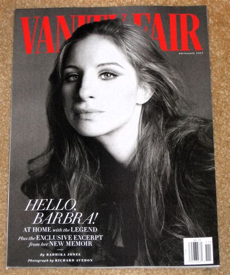 Vanity Fair Magazine Barbra Streisand November 2023 Brand New