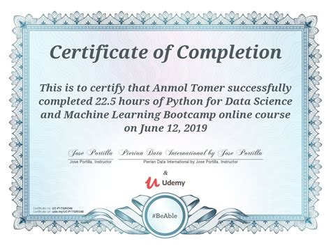 Anmol Tomer On Linkedin Udemy Course Completion Certificate