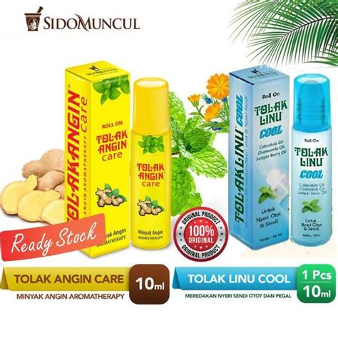 Halal Tolak Angin Care And Tolak Linu Cool Aromatherapy Roll On 10 Ml