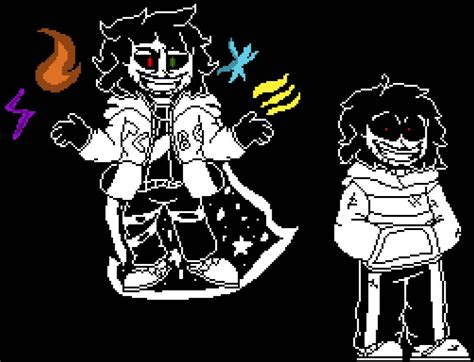 self insert sprites asriel and chara v ethan by itsjustdiamond on