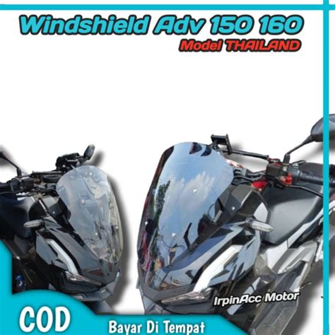 Jual Visor Windshield ADV 160 ADV 150 Model Thailand Sporty Pendek