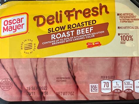 Deli Fresh Slow Roasted Roast Beef Nutrition Facts Eat This Much