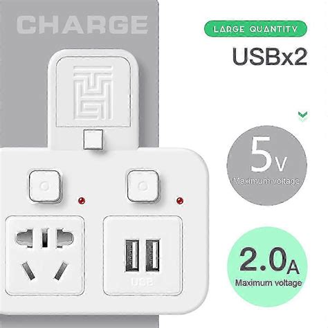 4 Way Plug Extension Household Multi Function Socket Usb Multi Plug Wall Socket Extension With