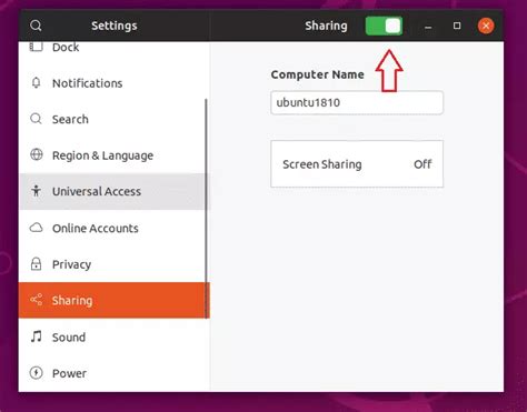 How To Enable Desktop Screen Sharing Via Vnc On Ubuntu Linux Geek Rewind