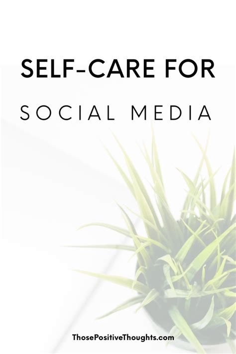 Self Care For Social Media Artofit