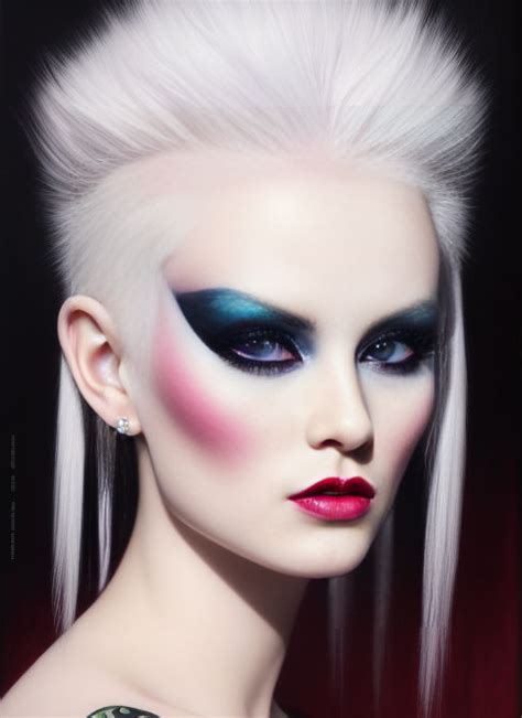 Albino Spacepunk Girl By Fantscifi On Deviantart