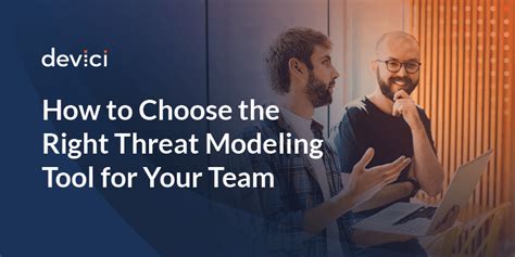 How To Choose The Right Threat Modeling Tool For Your Team Security