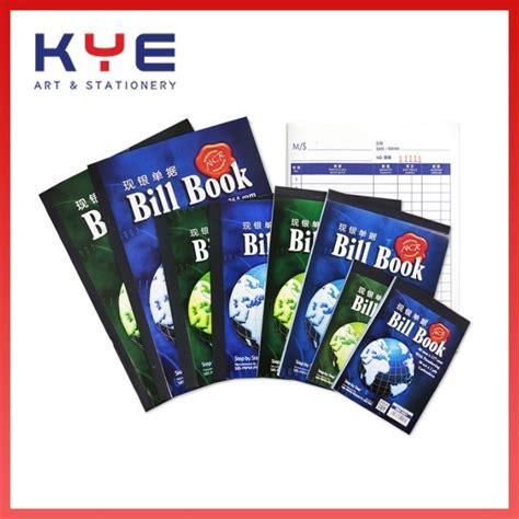 Sbs Ncr Bill Book Numbering Buku Bill Buku Resit Shopee Philippines