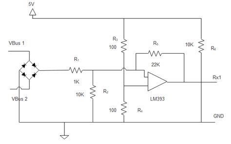 Vbus To Uart Adaptation Circuit Download Scientific Diagram