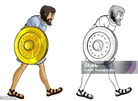 흰색 배경에 로마 또는 그리스 고대 캐릭터 전사 또는 검투사만화 스케치 장면 일러스트 검투사에 대한 스톡 벡터 아트 및 기타 이미지 검투사 고대의 고풍스런 Istock