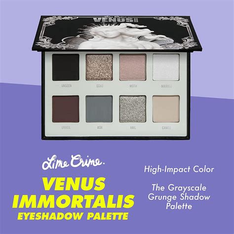 Lime Crime Venus Immortalis Eyeshadow Palette 8 Matte And Metallic