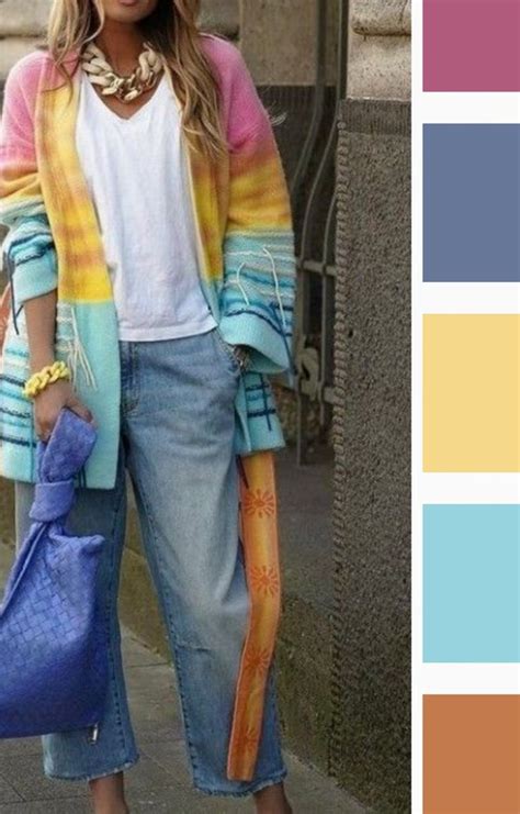Цветовые сочетания Цветовые сочетания Одежда Уличная мода