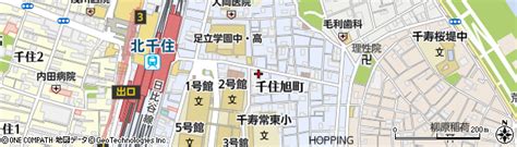 東京都足立区千住旭町11 7の地図 住所一覧検索｜地図マピオン