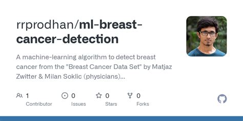 Github Rrprodhan Ml Breast Cancer Detection A Machine Learning