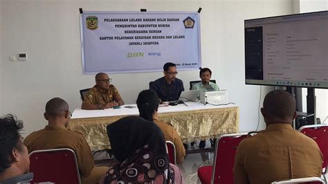 Perdana Pemkab Mimika Lelang Terbuka Aset Daerah Papua60Detik