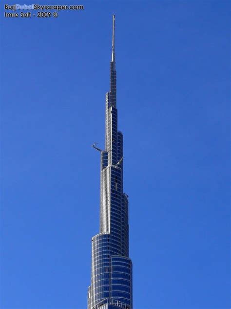 Dubai Constructions Update By Imre Solt Burj Dubai Spire And Cladding
