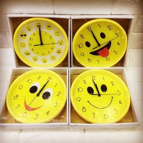 New Smiley Face Clock 6 5 Size Lazada Ph