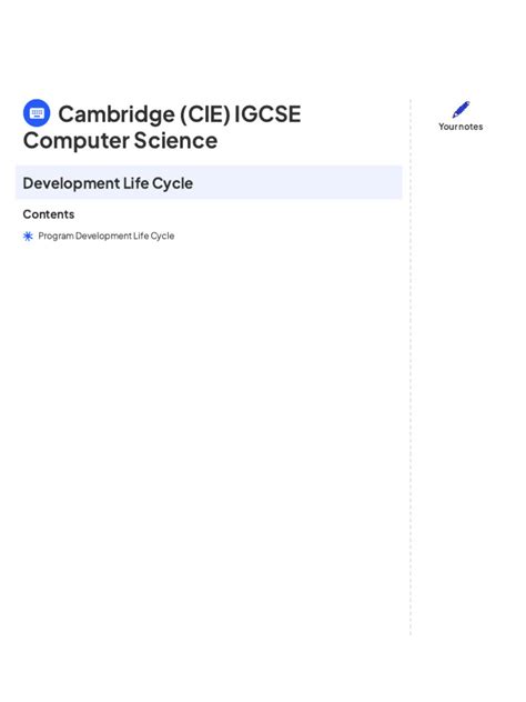 Topic 71 Program Development Life Cycle Pdf Computer Program Programming