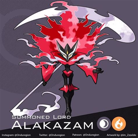 Zzzeldo On Instagram Summoned Lord Alakazam Dark Fire The Infernal
