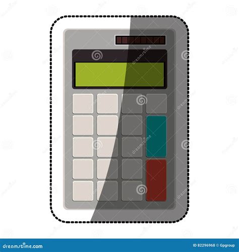 Isolated Calculator Device Design Stock Vector Illustration Of Symbol Calculator 82296968
