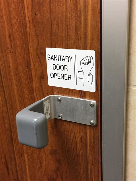 This Sanitary Door Opener At A Random Wendys Driving Through Missouri