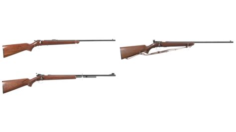 Three Winchester Bolt Action 22 Rimfire Rifles Rock Island Auction