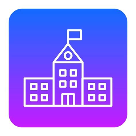 Premium Vector University Vector Illustration