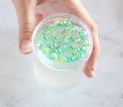 Pearl Clear Slime Recipe How To Slime