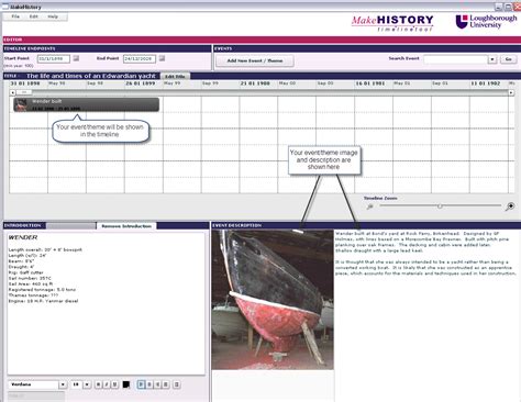 Adding Editing An Event Make History Timeline Tool